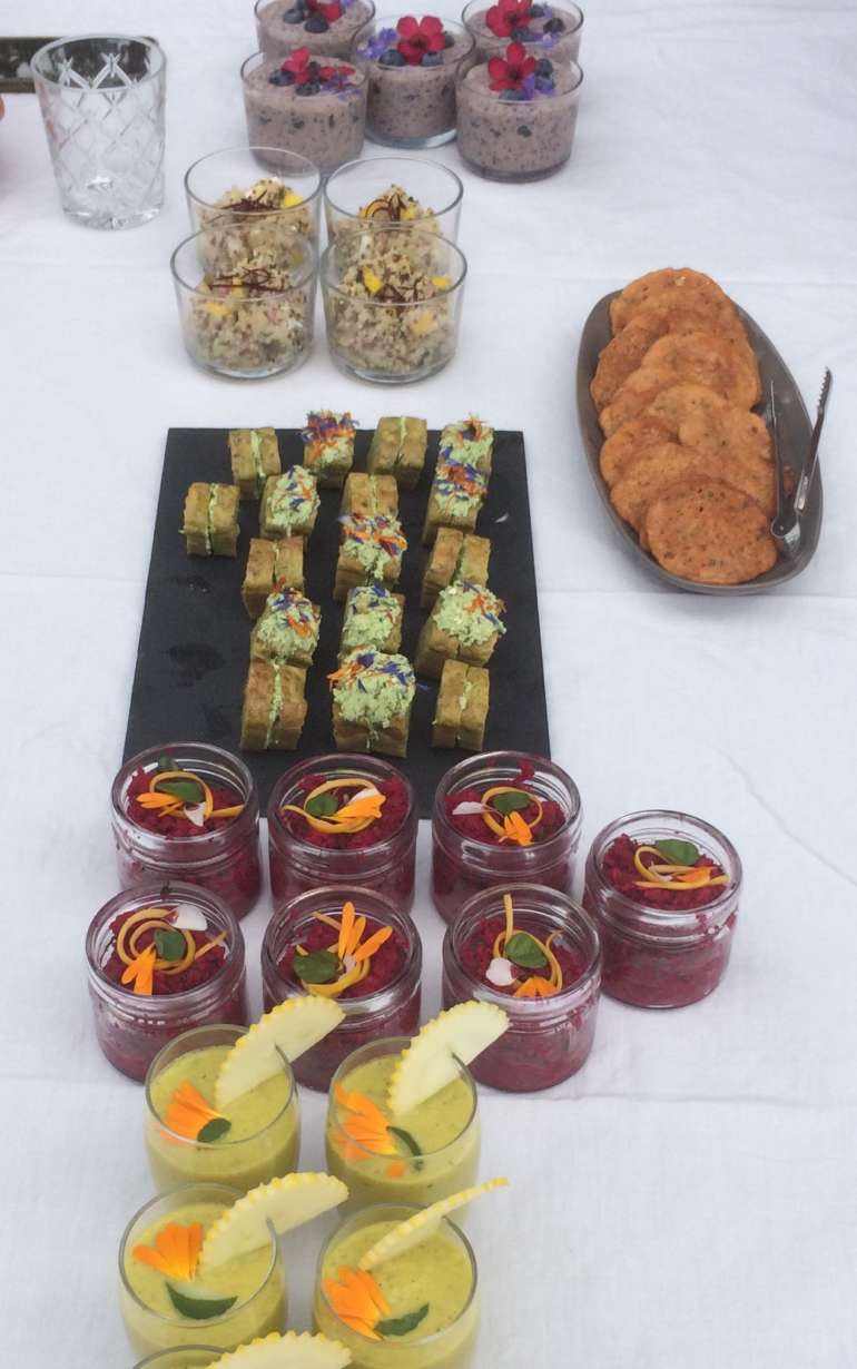 BUFFET D'ETE bio-végétarien - Ateliers Biotine